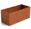 Corten Steel Rectangular Planter Box – DIY CARTEL
